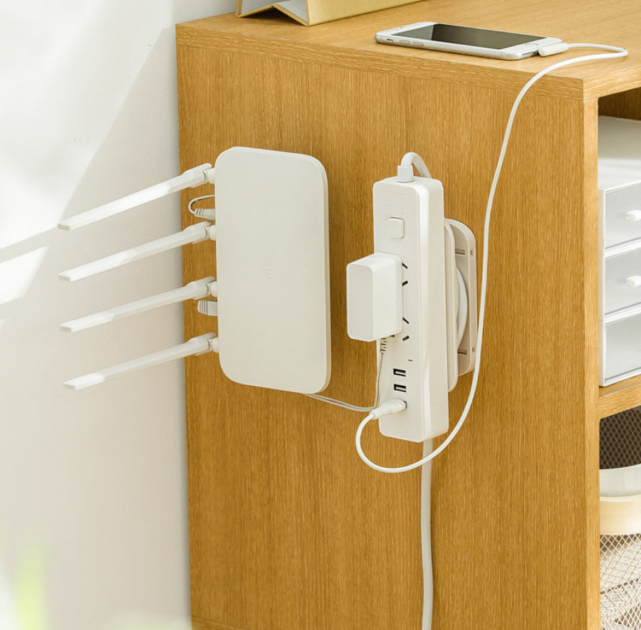 Wall Mounted Sliding Power Cable Extender Wall Holder / Socket Extensi ...